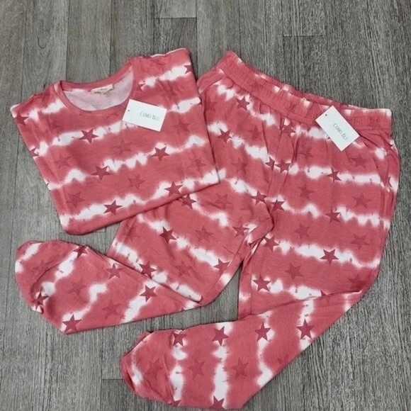 como blu | Intimates & Sleepwear | Como Blu Peach Blossom Lounge Pant ...